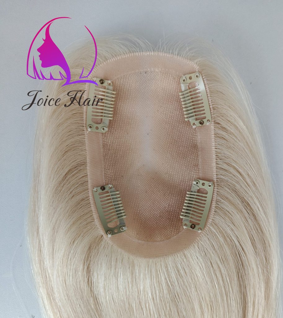 DOUBLE DRAWN MONO BASE 3X5 HAIR TOPPER EXTENSIONS PREMIUM HAIR - Joice Hair